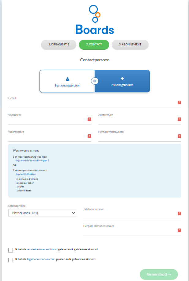 Hoe meld ik mijn organisatie aan in Boards? – Boards